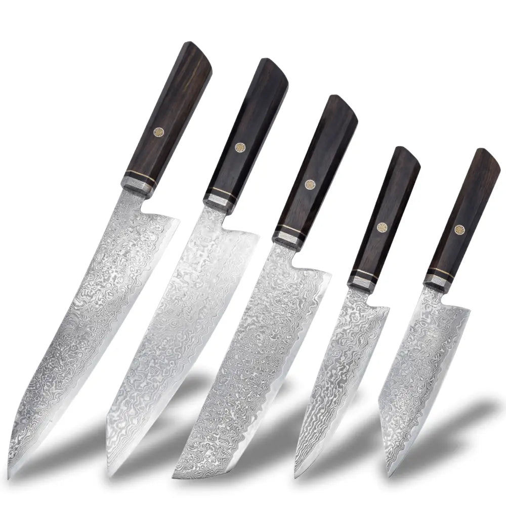5-Piece Japanese Knife Set – Hagane Collection – Shenkuro Knives